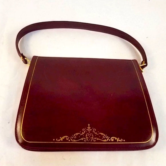 Michaelangelo | Bags | Rare Michelangelo Burgundy Leather Handbag ...
